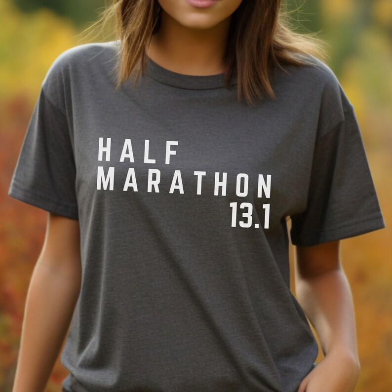 Half Marathon Shirt, Running T-shirt, Gift for Runner, Half Marathon ...