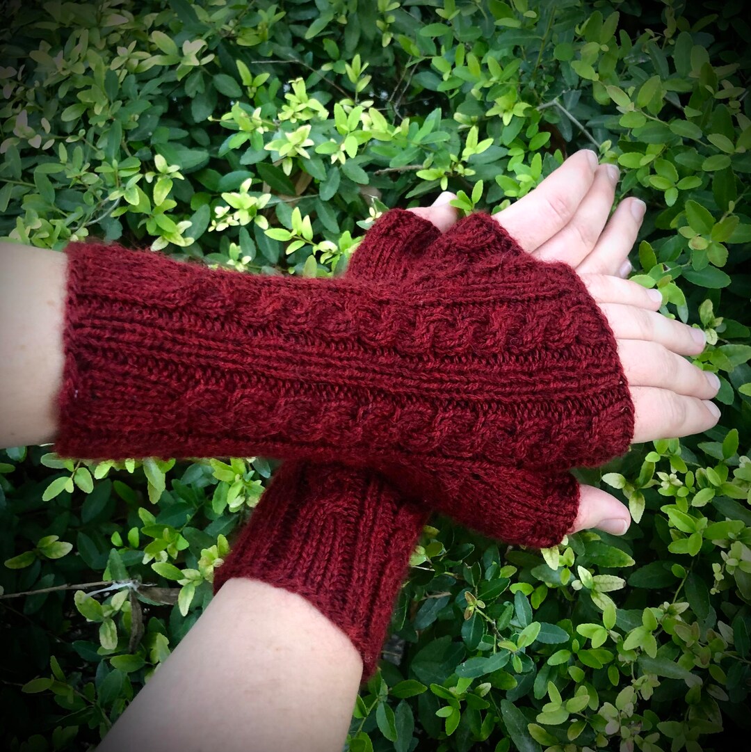 Cable Gloves (fingerless) - Etsy