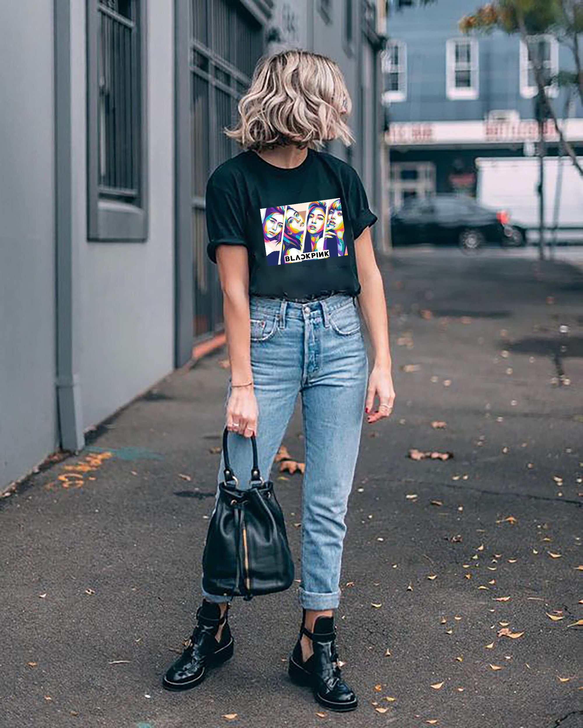 Unisex BLACKPINK Vintage Shirt, Kpop Blackpink, Kpop Merch, Backpink ...