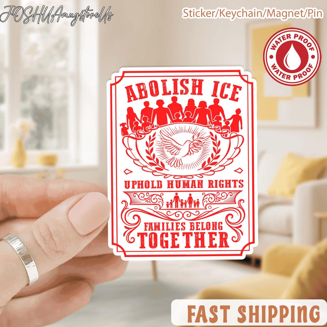 Abolish ICE Sticker, Ice Agents Have Small Pee Pees Fuck Ice Anti Trump ...