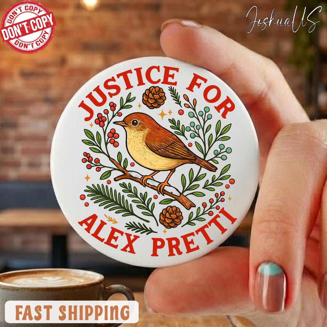 Justice for Alex Pretti Pin Button, Be Good Pin Button, Anti-ice Agents ...