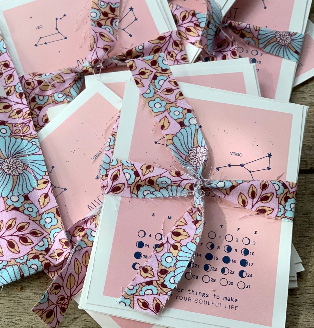 Moon Phases & Astrological Signs Cards - Etsy