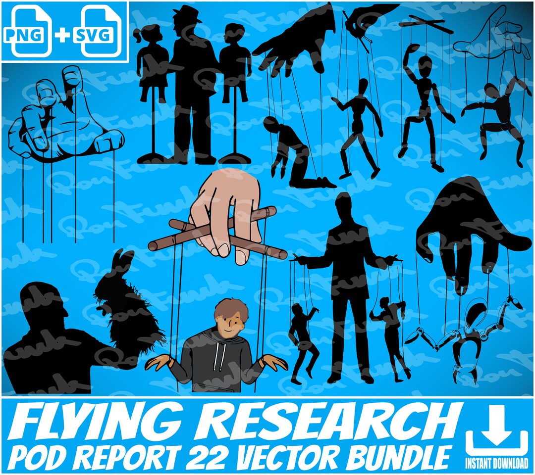 22 Puppetry SVG Bundle for Shirts // Puppet Master PNG Files ...