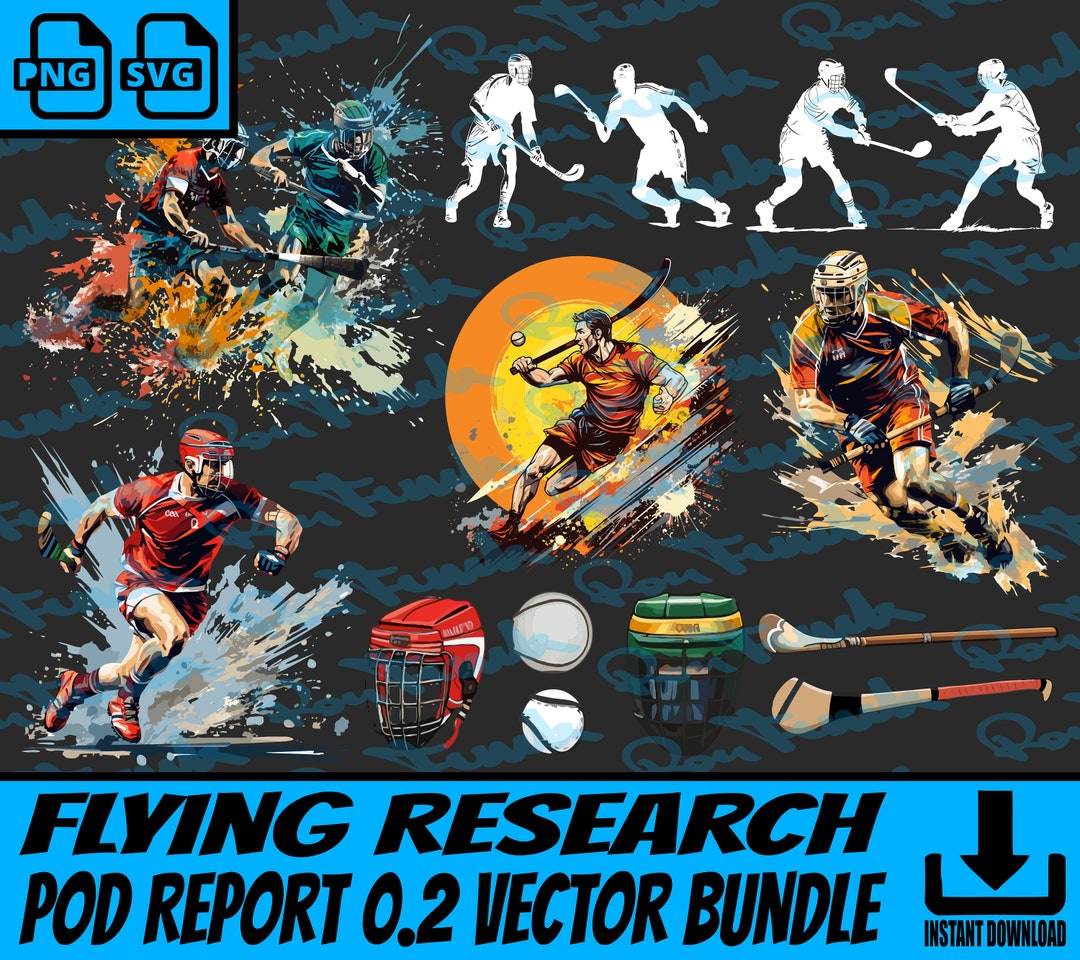 Hurling SVG Bundle for Shirts // Camogie PNG Sublimation Files ...