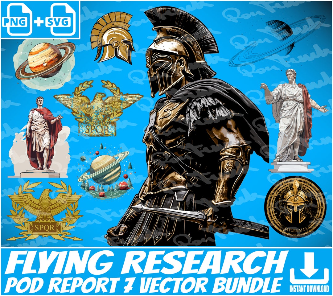 7 Saturnalia SVG Bundle for Shirts // Roman Christmas PNG Files ...