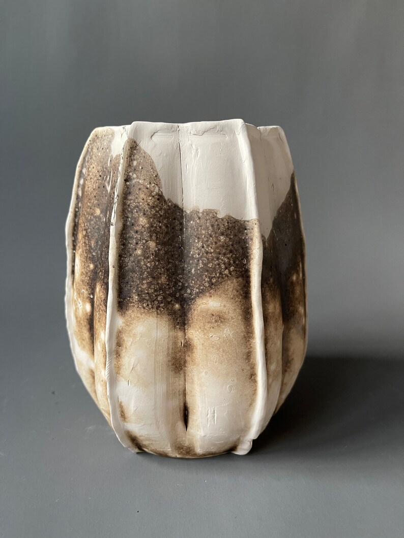 Whale Shark Baltic Raku (obvara) Vase - Handmade One-of-a-kind Cactus ...