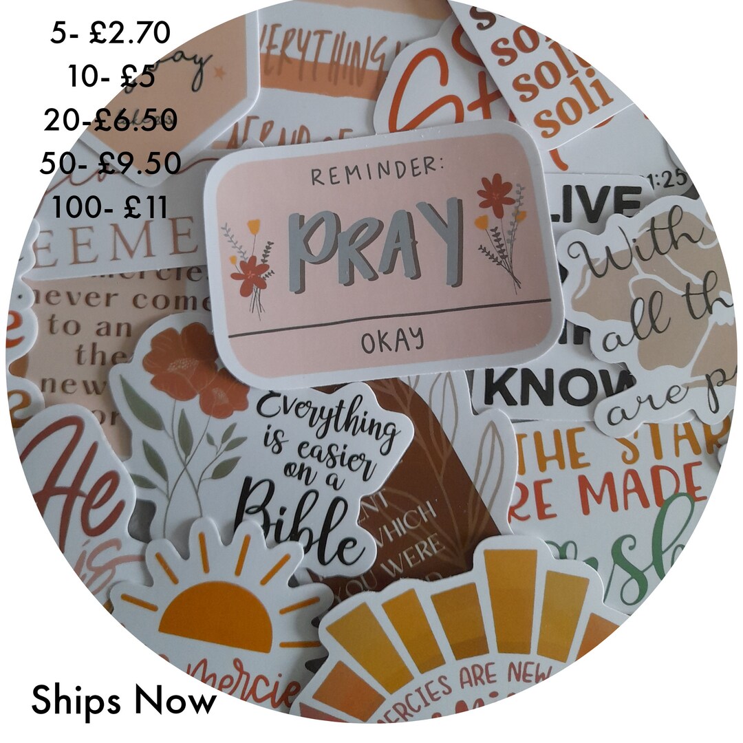 Bible Verse Sticker Pack Bible Journaling Sticker Kind Word - Etsy