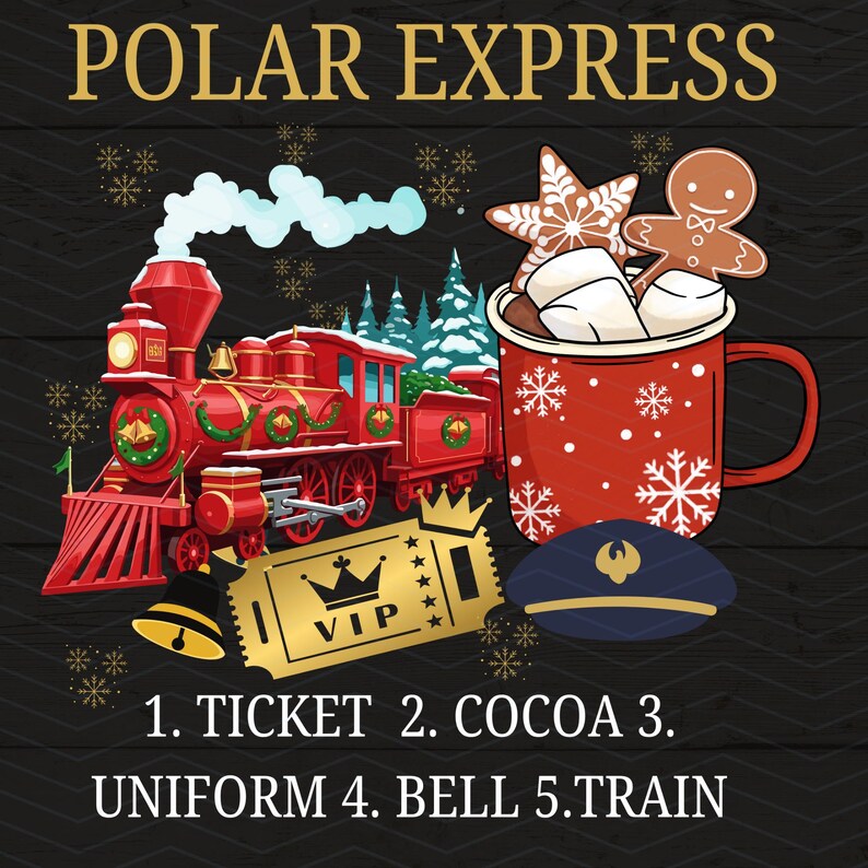 Polar Express PNG the North Pole Png Family Match Christmas PNG North ...