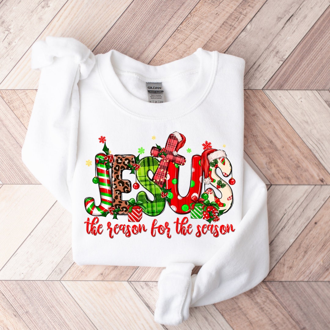 Jesus Christmas Jumper Merry Christmas Sweatshirt, Jesus Christmas ...