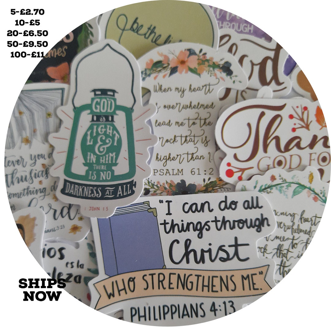 Bible Verse Sticker Pack Bible Journaling Sticker Kind Word - Etsy