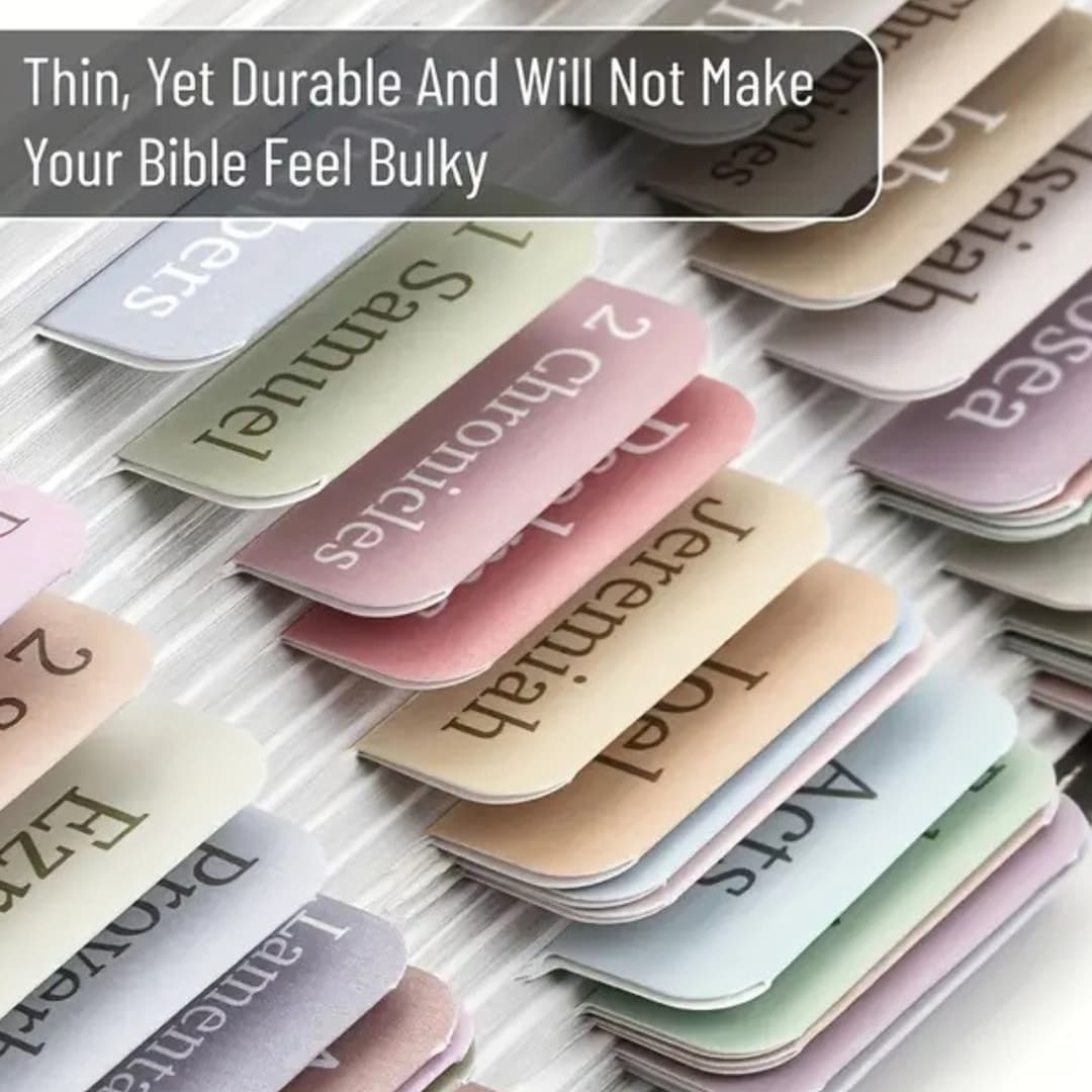 Bible Accessories For Kids Bible Tabs, Laminated Bible Tabs For Study ...