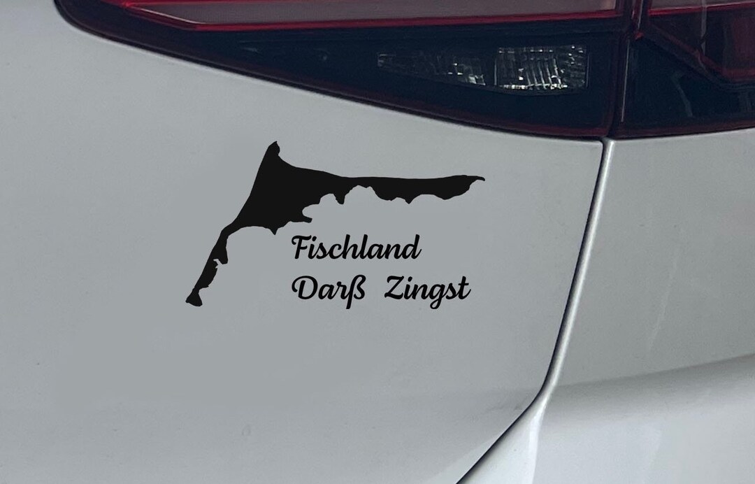 Fischland Darß Zingst Halbinsel Autoaukleber Sticker Label Wustrow ...