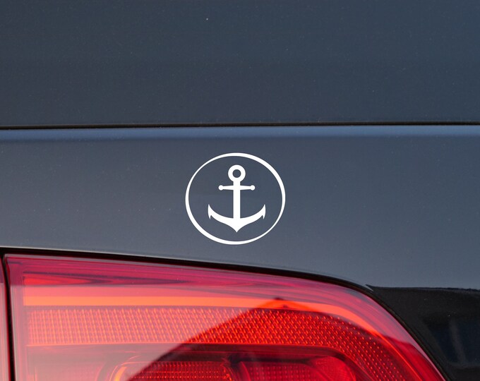 Anchor Car Sticker Maritime Sticker Label Sea North Sea Baltic Sea ...