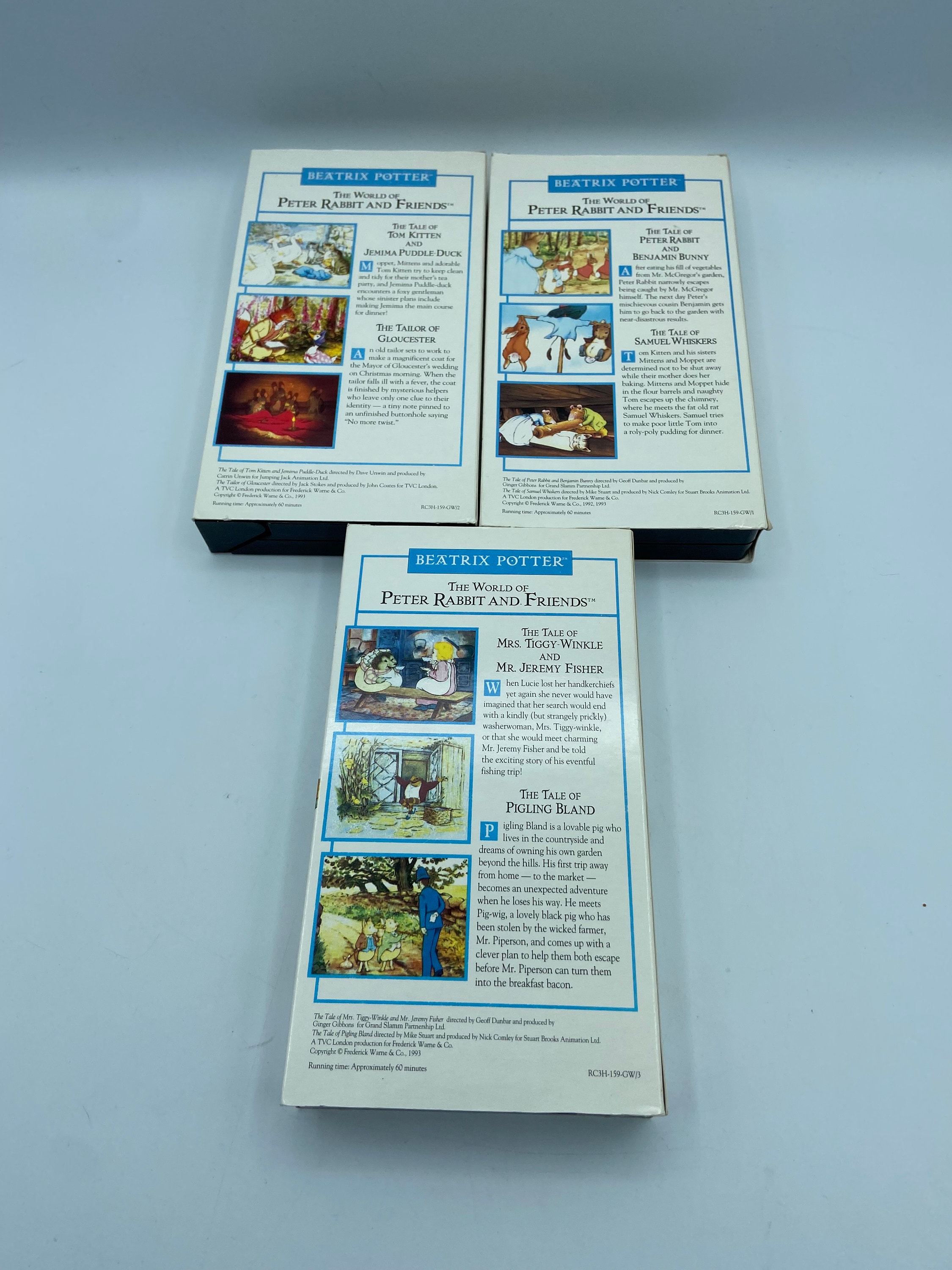 The Tale Of Peter Rabbit Vhs 1992