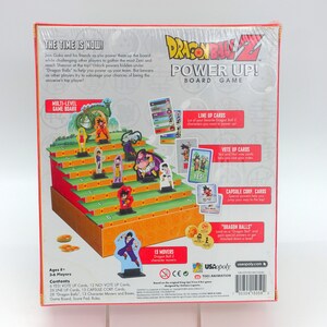 Dragon Ball Z Power Up! 3D Board Game - Sealed, Fast Shipping, Smoke ...