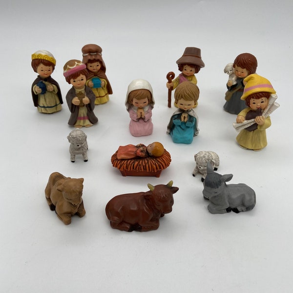 Cute Nativity Set - Etsy