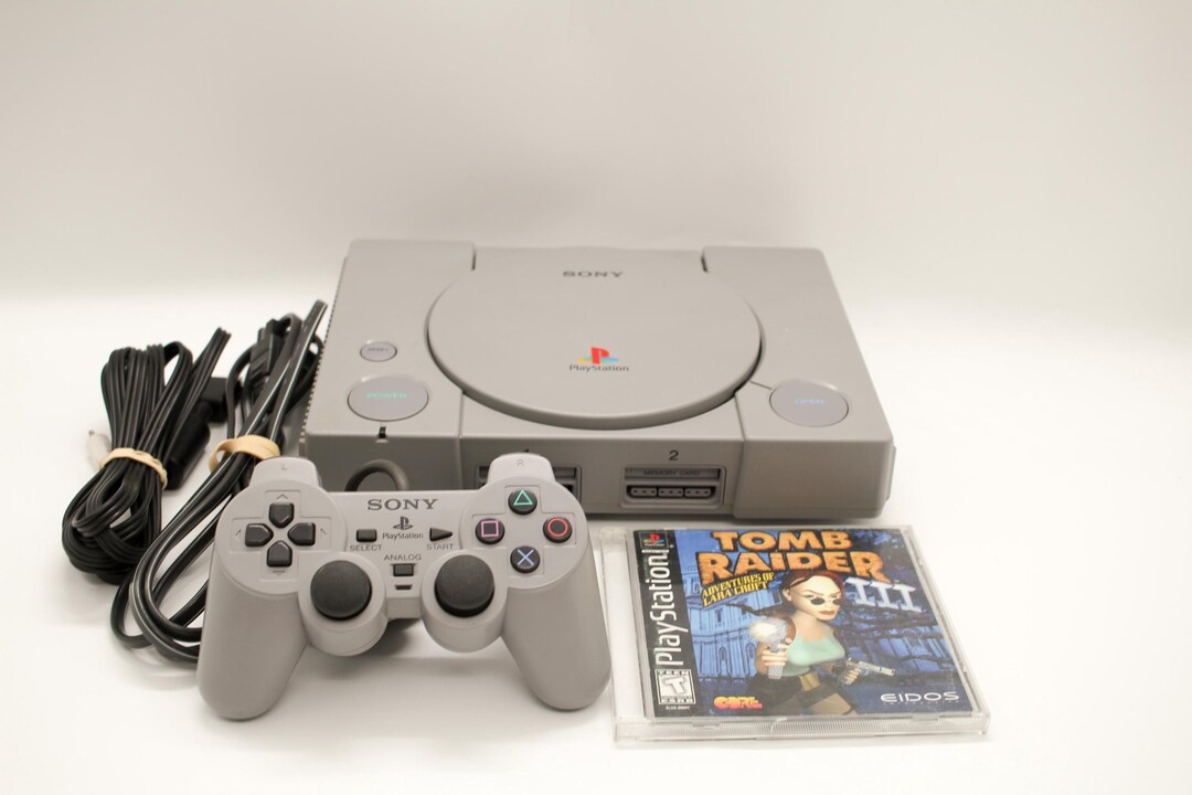 Sony Playstation 1 | Tested & Working | OEM Parts | Tomb Raider 3 ...