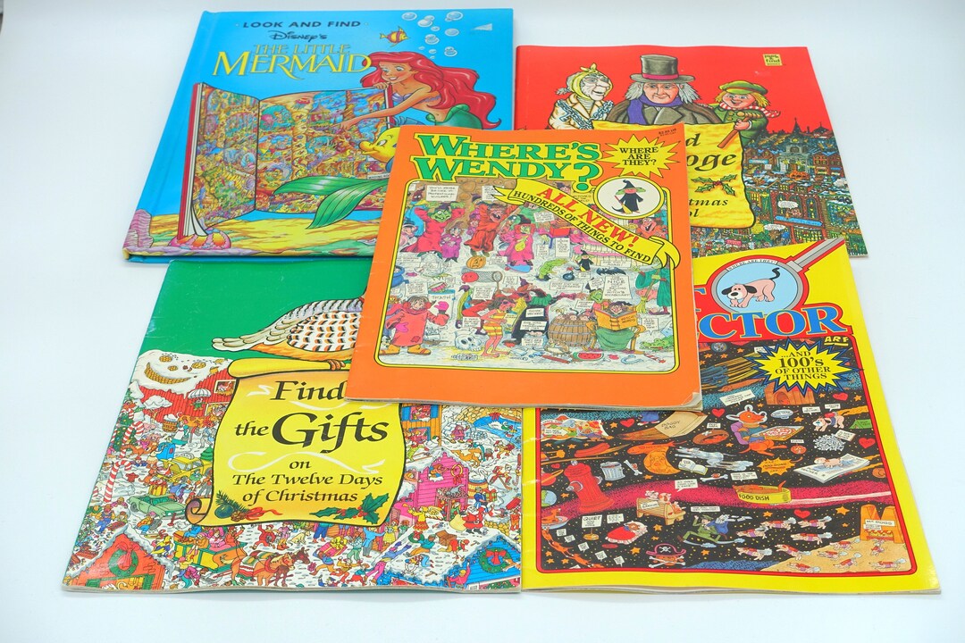 Lot of 5 Look and Find Books - Etsy