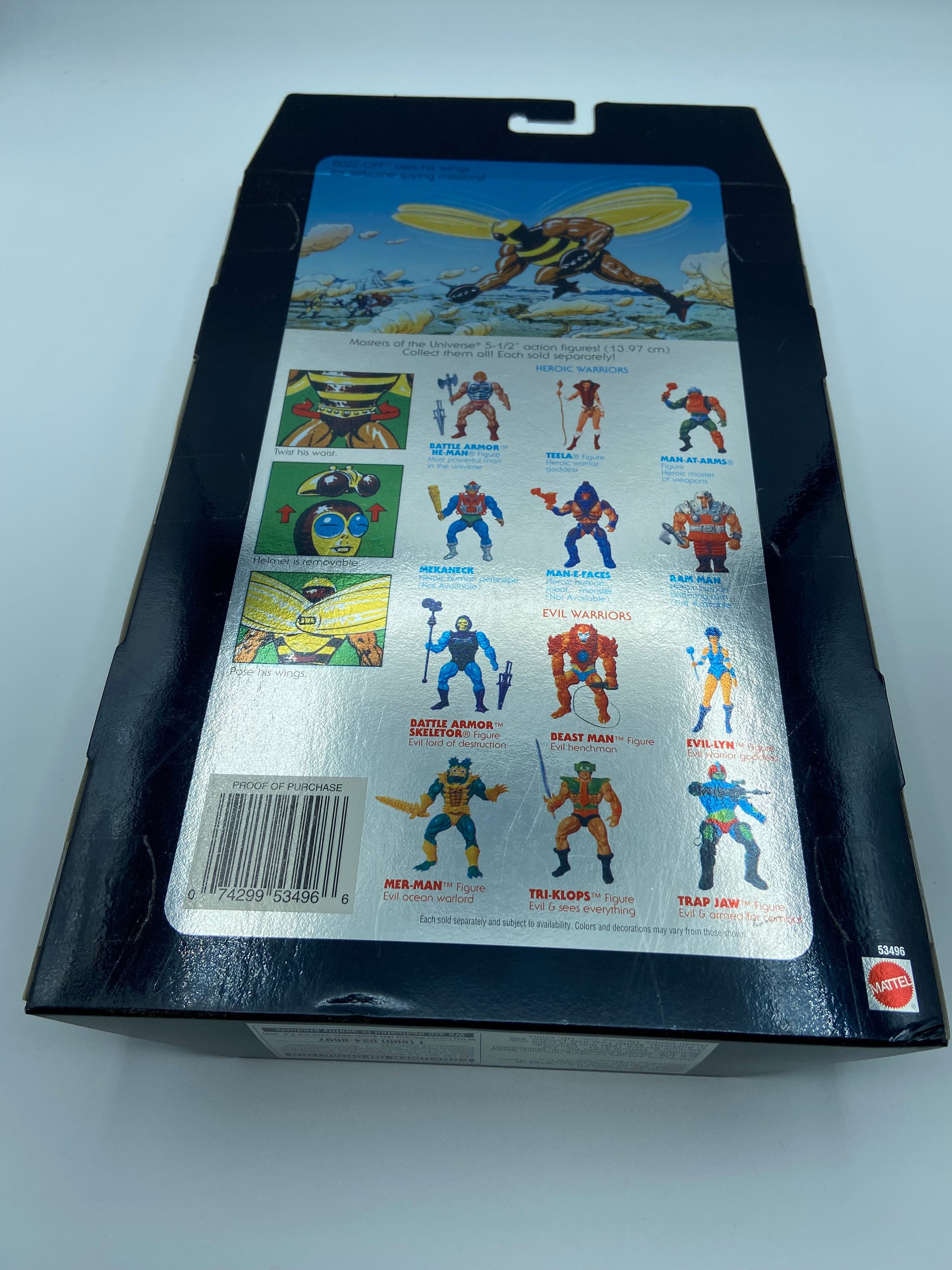 Buzz-off He-man Masters of the Universe MOTU Commemorative - Etsy