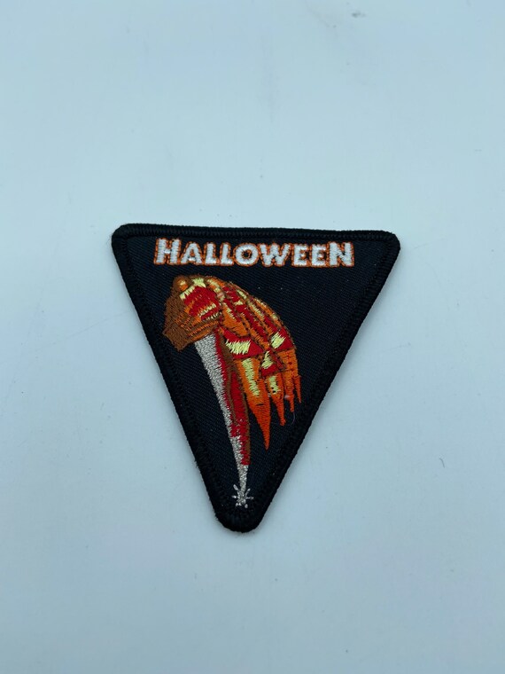 Evil Dead and Halloween Patches . Vintage - Gem