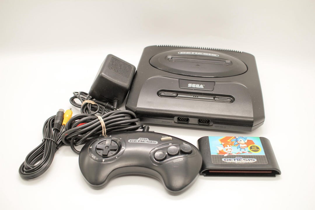 Sega Genesis Model 2 Tested & Working Sonic 2 OEM Parts Fast Shipping ...
