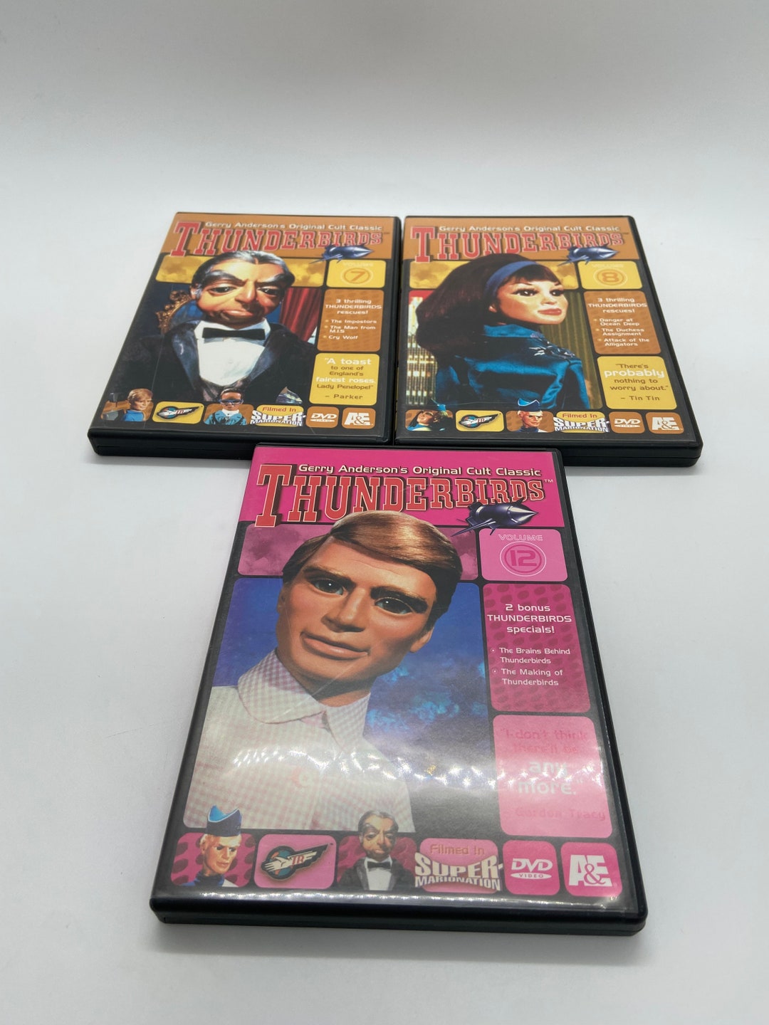 Thunderbirds 3 DVD Lot - Classic TV Series Collection - Etsy
