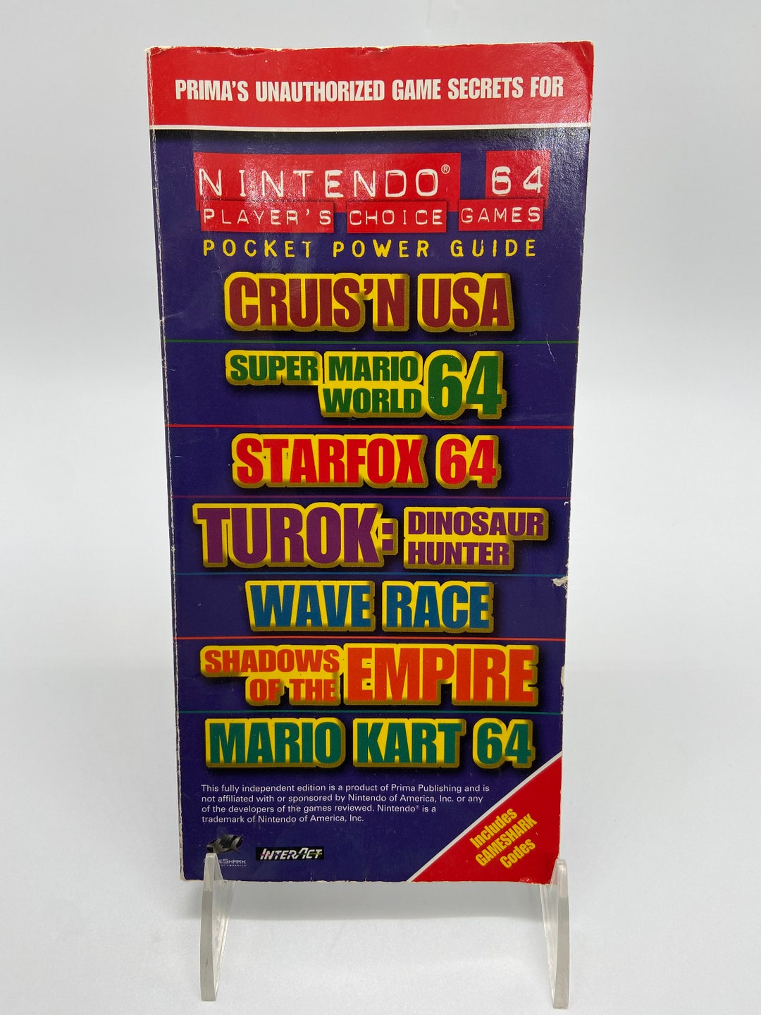 Nintendo 64 - Prima's Pocket Power Guide Book - Unlock the Secrets of ...