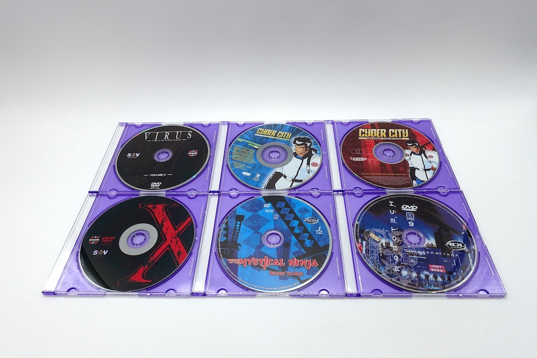 Lot of 6 Anime Dvds - Etsy