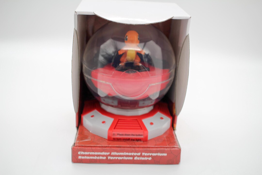 New in Box Pokémon Charmander 5" LED Illuminated Terrarium | Fast ...
