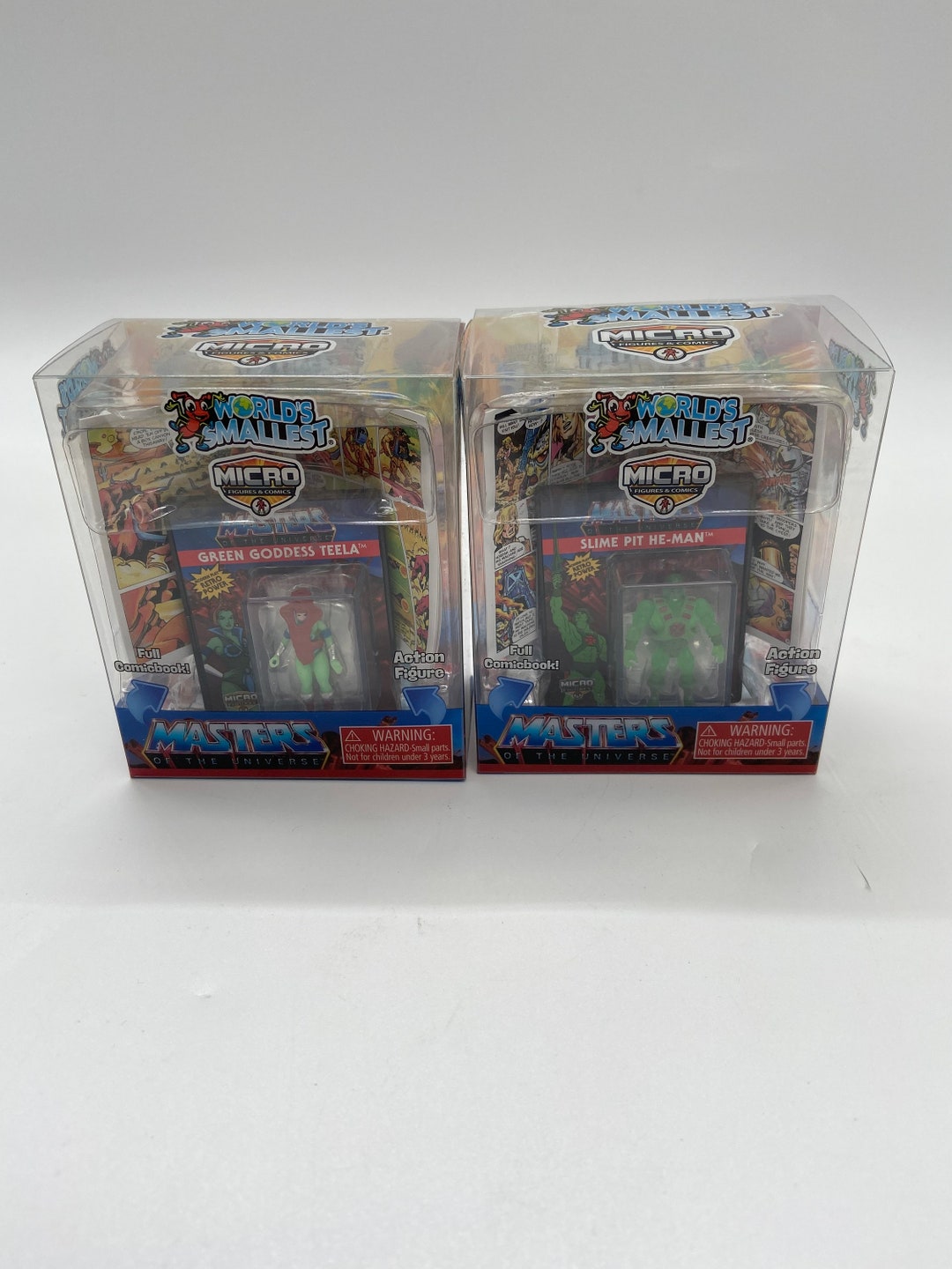 MOTU Slime Pit He-man & Teela Micro Figures, Sealed, Fast Ship - Etsy