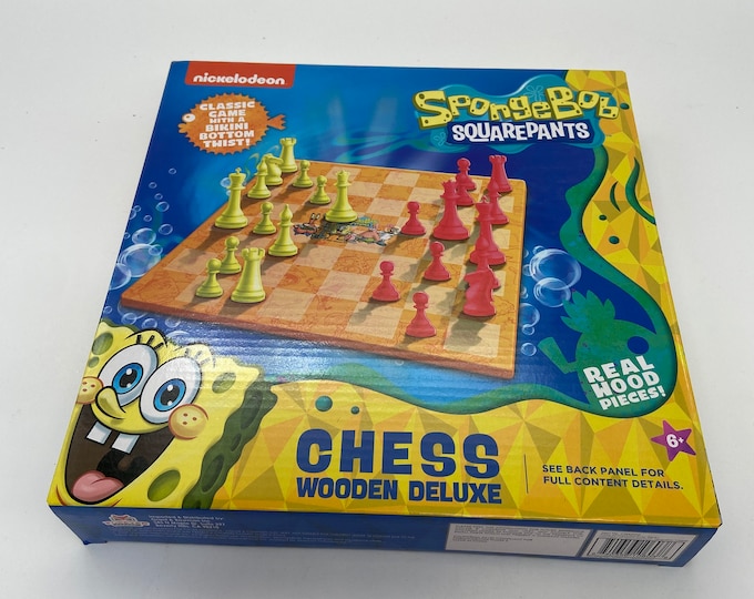 Spongebob Squarepants Chess Game. New. Factory Sealed - Etsy