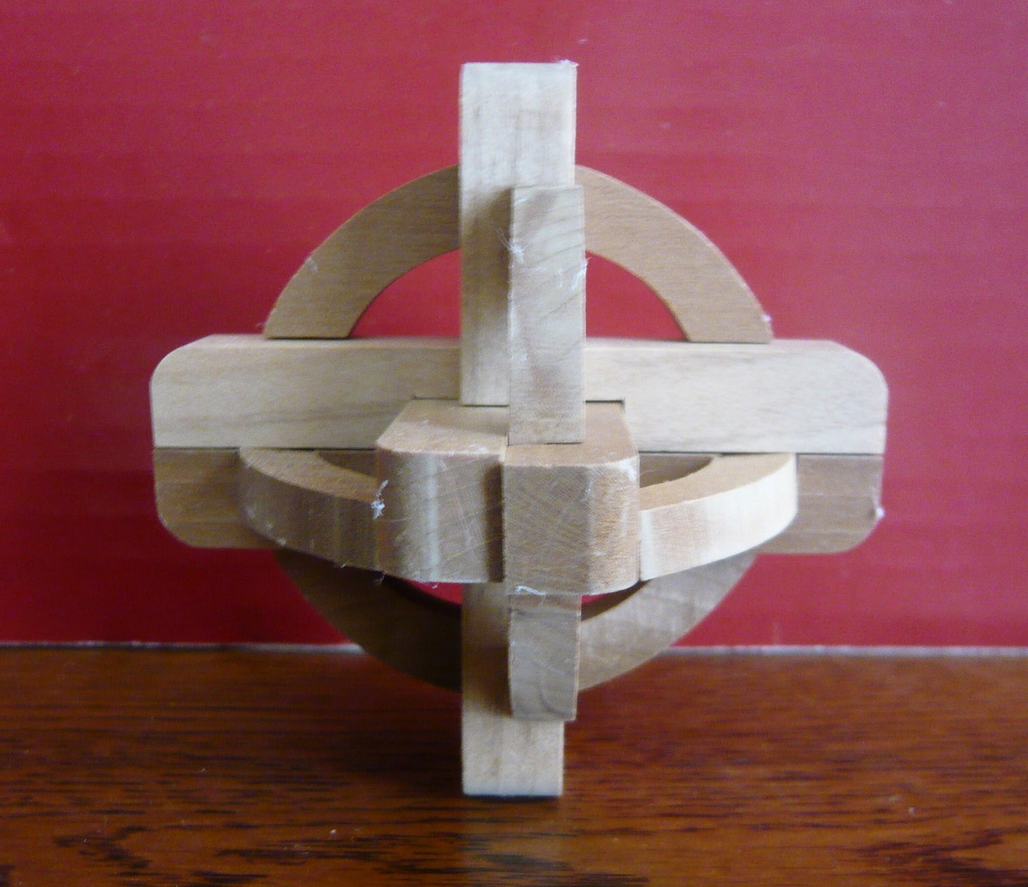 Vintage Kumiki 3-D Circular Wooden Brain Teaser Japan - Etsy