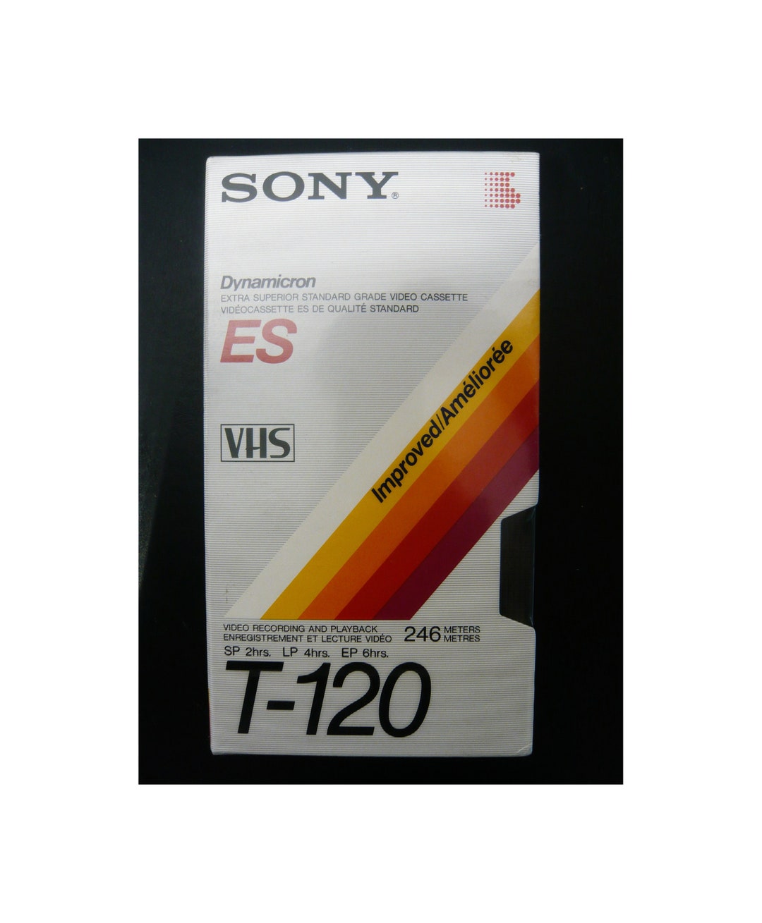 Sony Dynamicron ES VHS Video Tape Blank T-120 6 Hour Brand New Sealed - Etsy