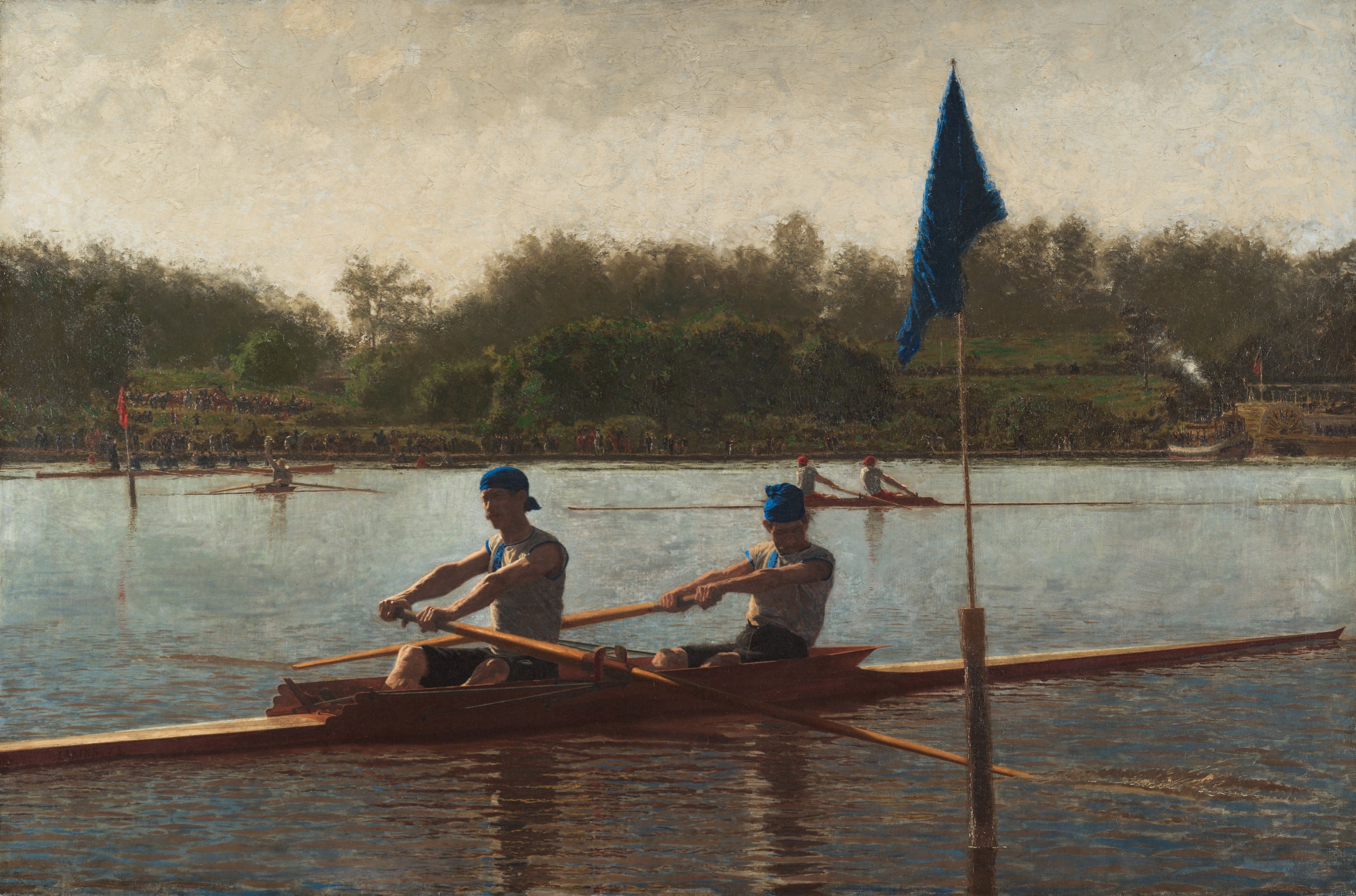 Rowing Painting