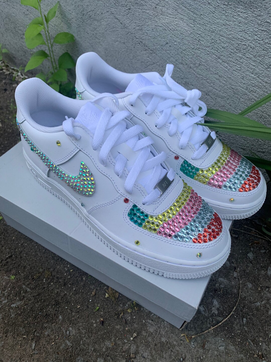 Multi Color Custom AF1 Sneaker - Etsy