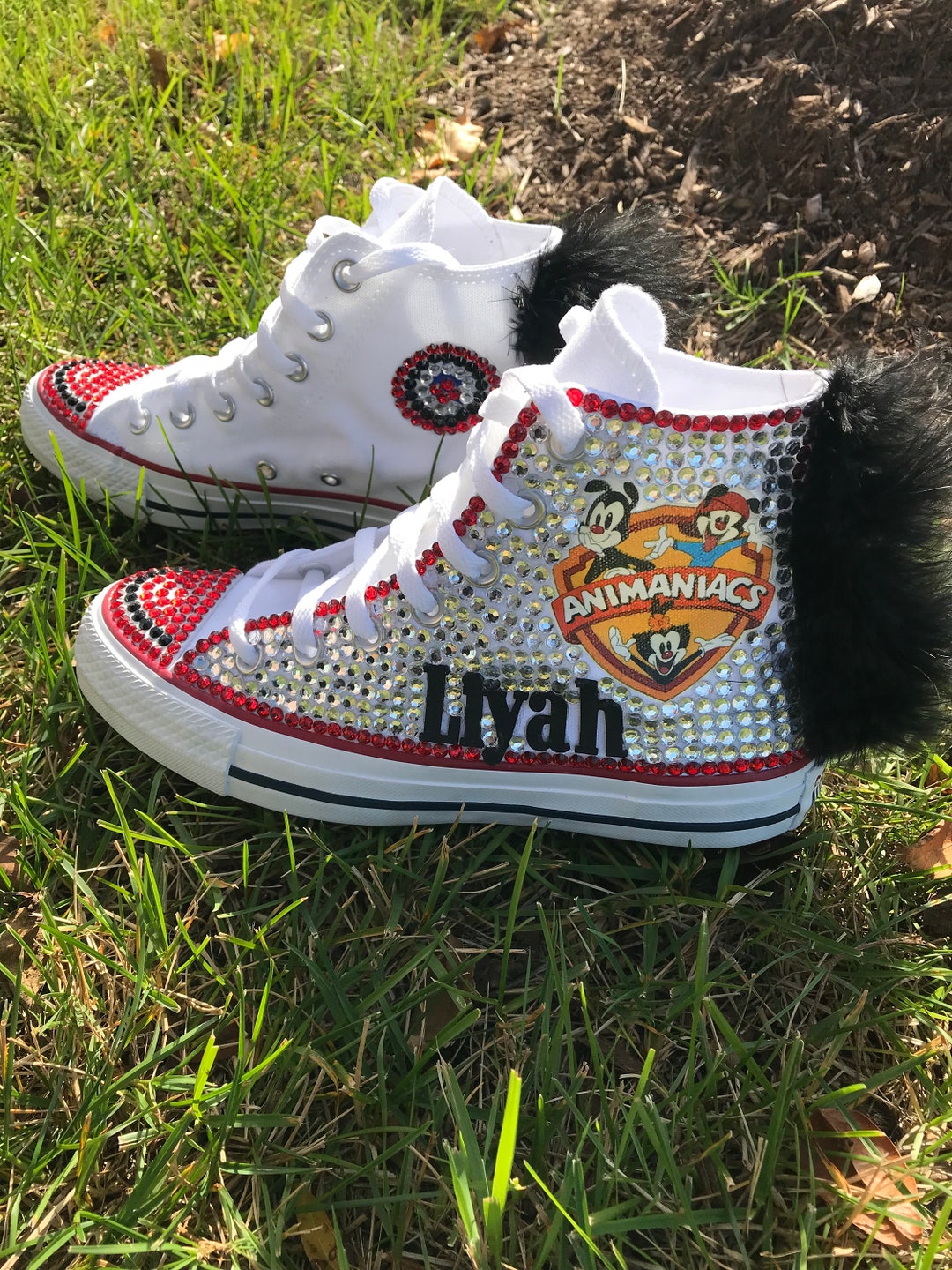 Tema de dibujos animados personalizado Converse - Etsy México