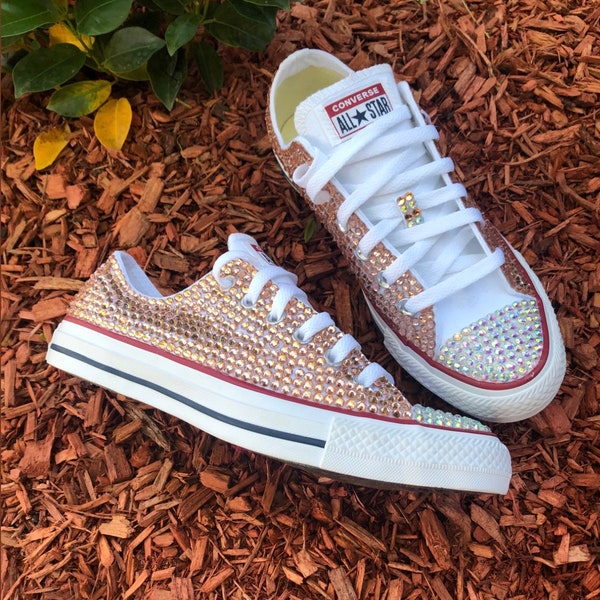 Rhinestone Converse - Etsy