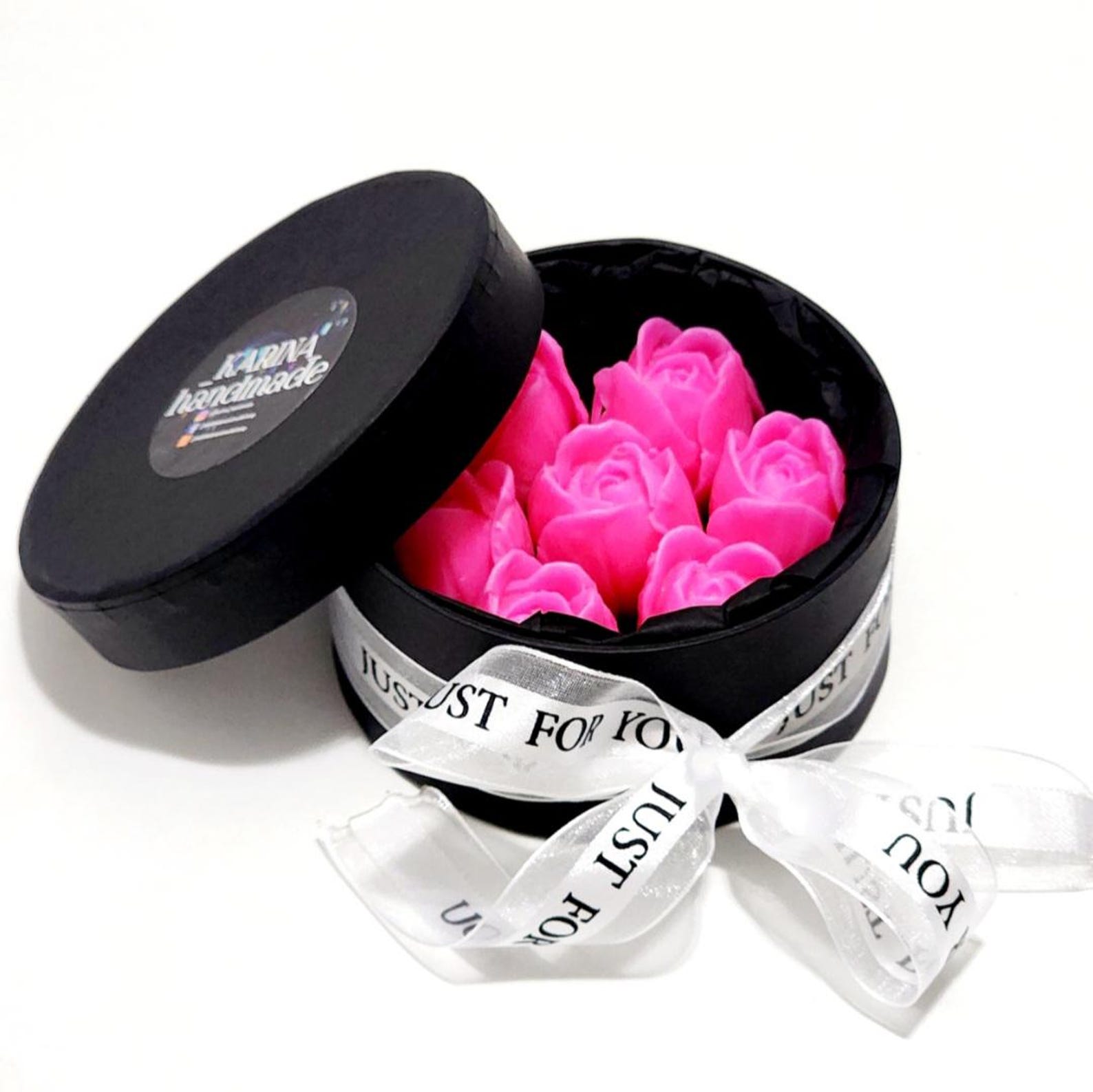Tulip Soap Set — 7/12 Pieces Handcrafted Tulip Soaps in Gift Box — Spa ...