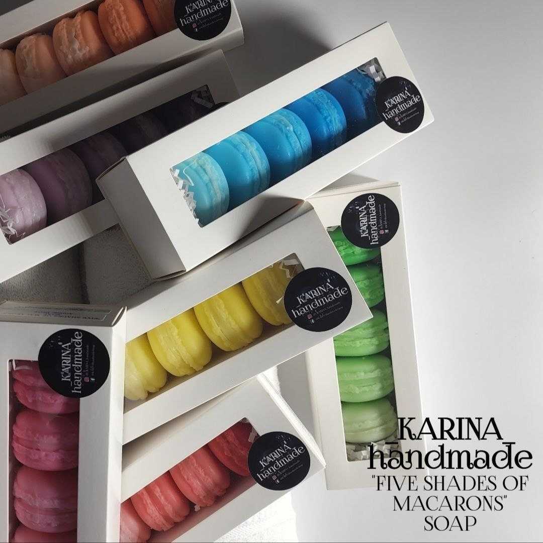 FIVE SHADES of MACARON Soap / Handmade / Gift Soaps / Natural / Vegan ...