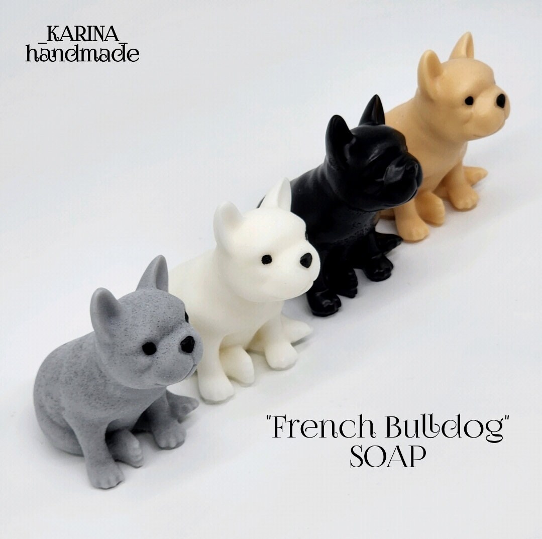 Soap french Bulldog - Etsy