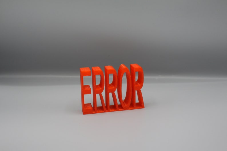 Source ERROR 3d Printed Statue - Etsy