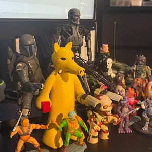 Quasimoto 3D Printed Hand Painted Figure - Etsy