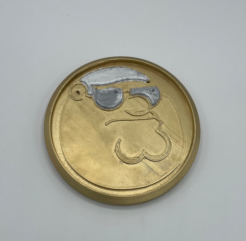 3D Printed Peter Griffin Medallion - Etsy Canada