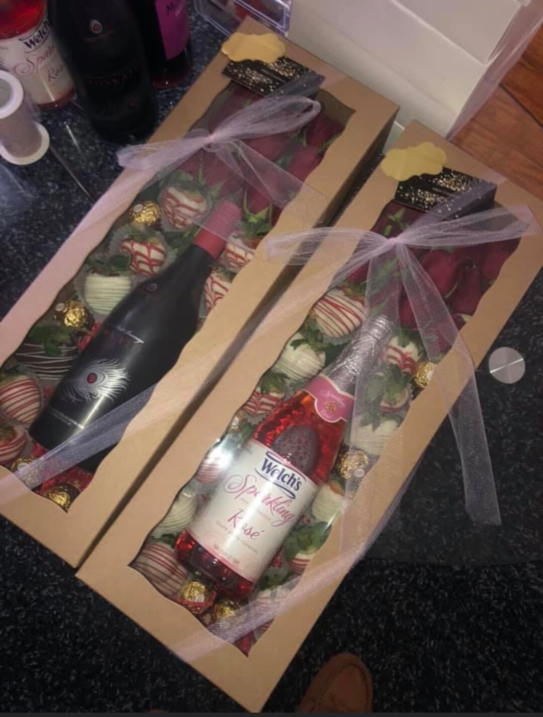 Strawberry Wine Box - Etsy