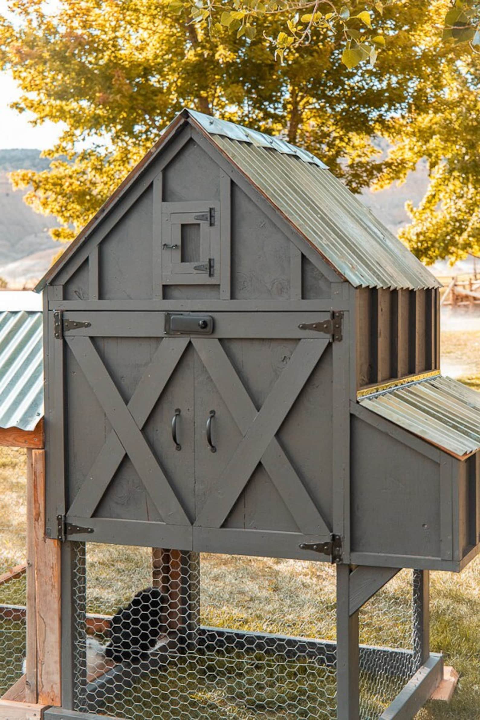 Small Chicken Coop Building Plans - Etsy