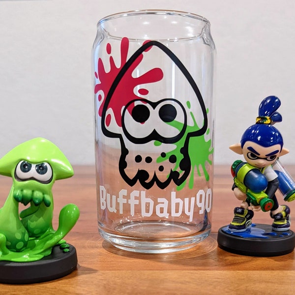 Splatoon Glass Cup - Etsy