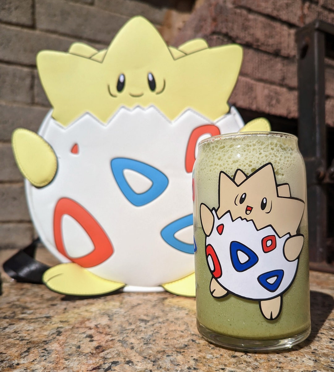 Togepi Glass Cup // Pokemon Cup// Cartoon Glass Cup - Etsy