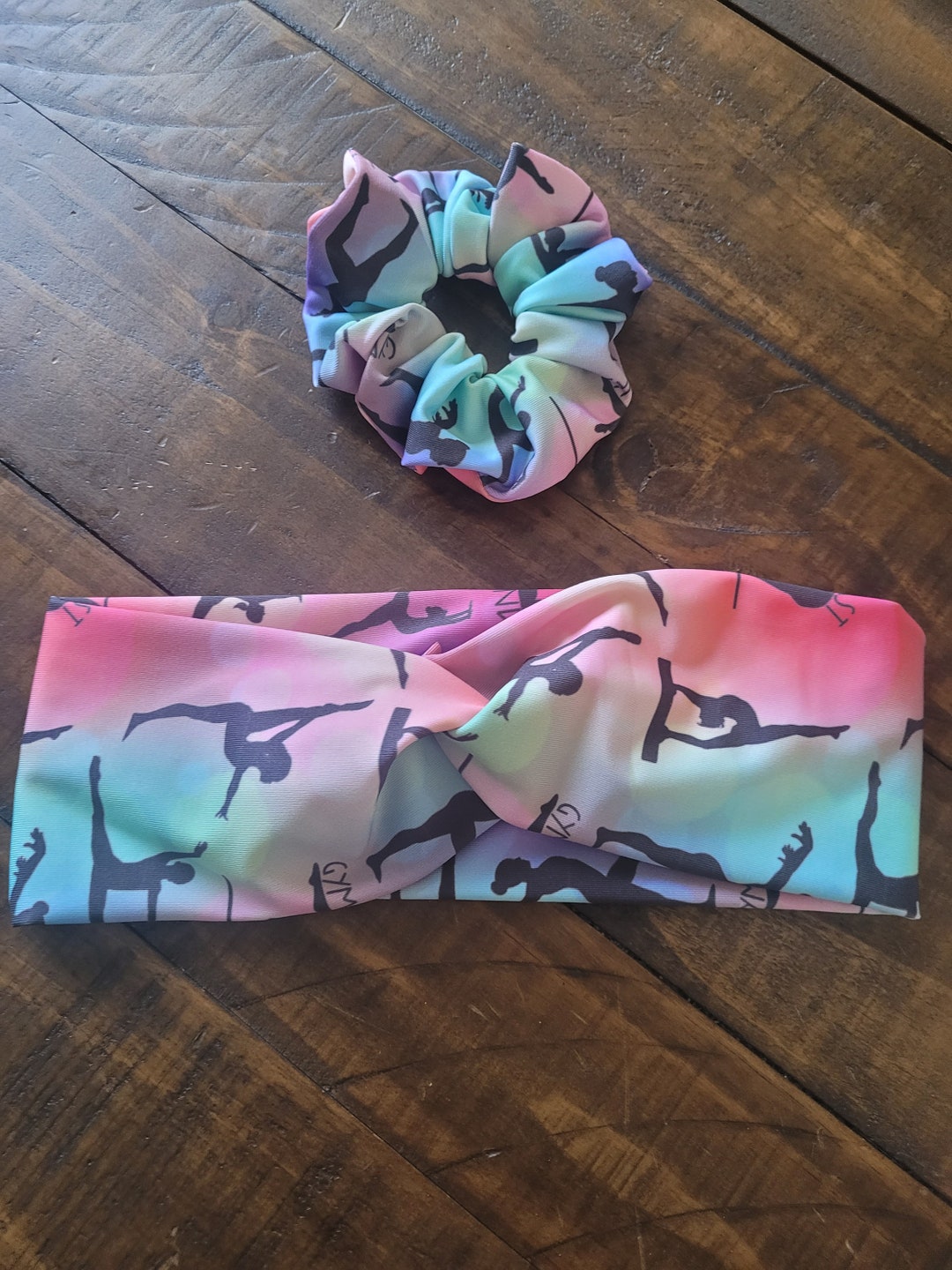 Mix and Match Scrunchie and Headband, Gymnastics Scrunchie, Gymnastics Hair Tie. - Etsy