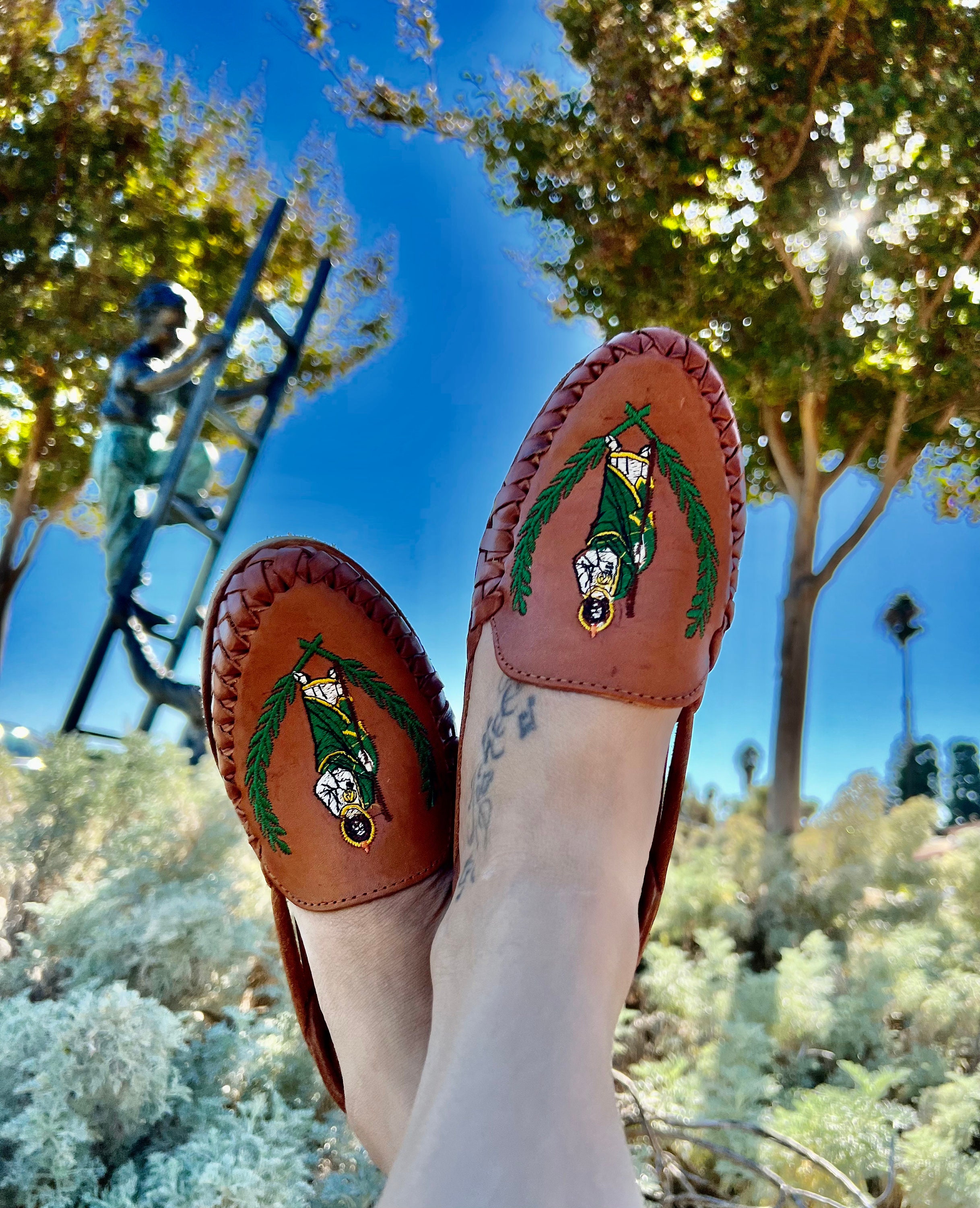 San Juditas Tadeo/ Mexican Laether Huaches / San Judas - Etsy