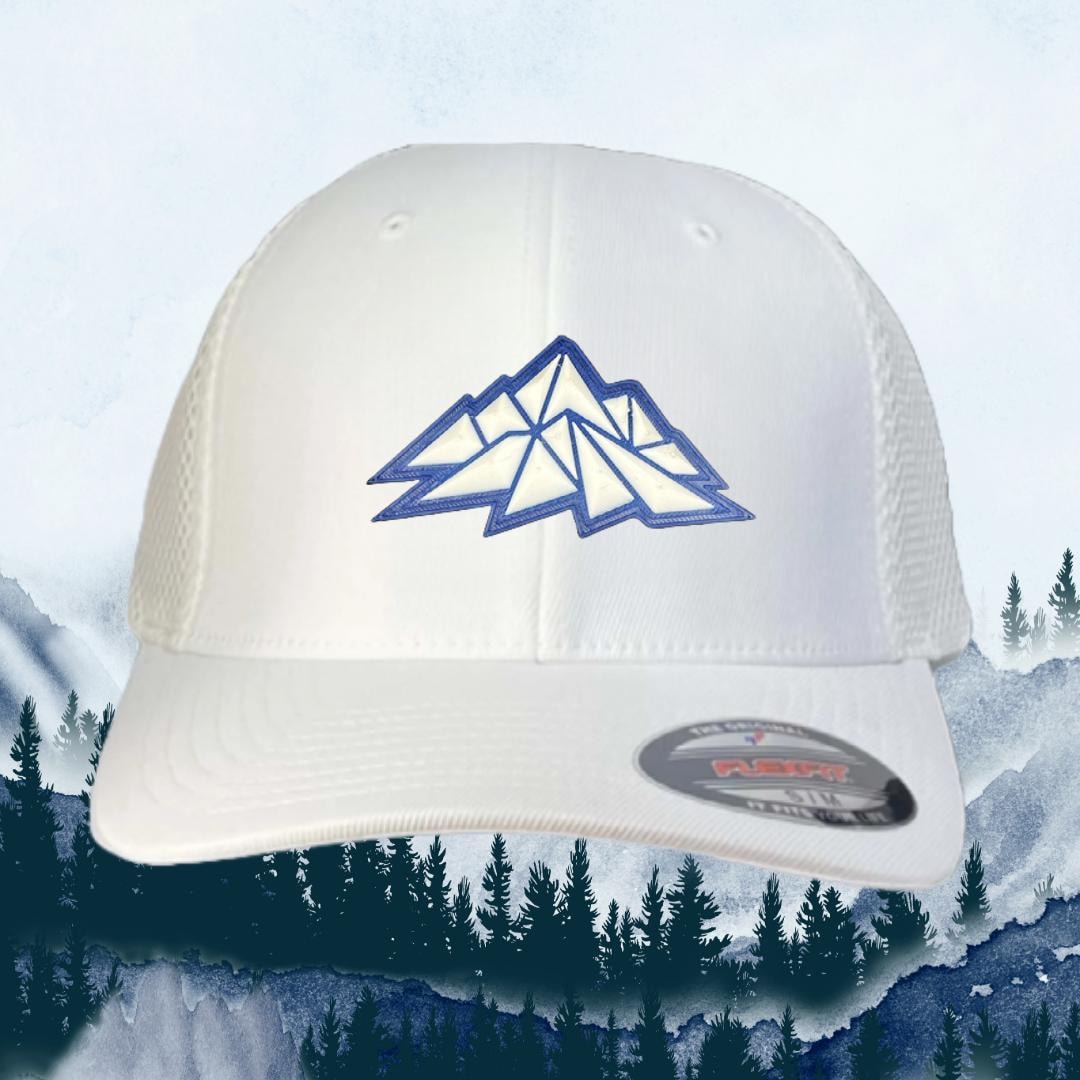 Geometric Mountain Baseball Cap | Geometric Design | Trucker Hat | Flex ...